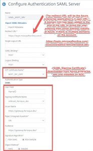 HowTo: Azure MFA SAML and Citrix Gateway with SSO Without FAS