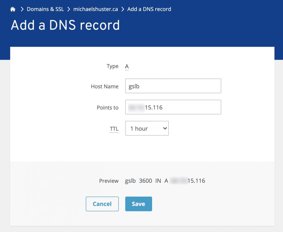 HowTo: Configure 1AND1 (IONOS) DNS for GSLB on Citrix ADC (NetScaler)