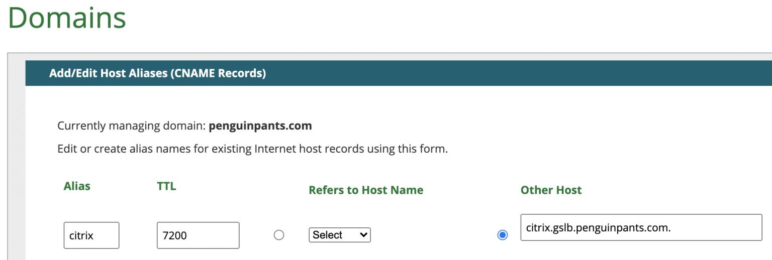 Howto Configure Network Solutions Dns For Gslb On Citrix Adc Netscaler