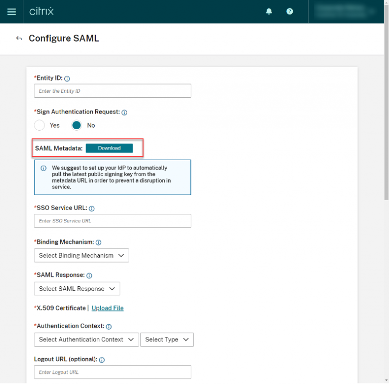 HowTo: Integrate Duo SAML with Citrix Workspace Service (Citrix Cloud)