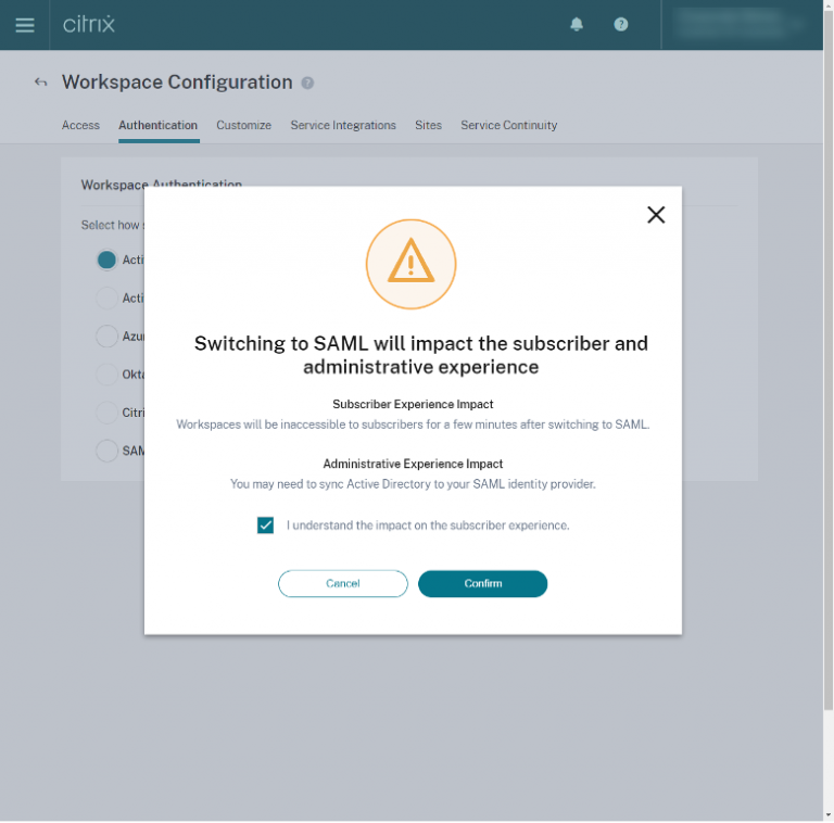 HowTo: Integrate Duo SAML with Citrix Workspace Service (Citrix Cloud)