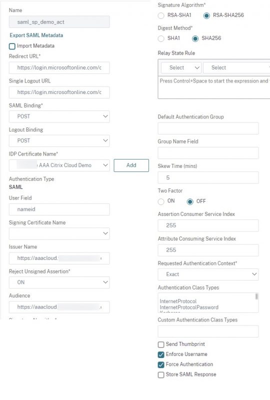 HowTo: Build a SAML-based Environment Selector Citrix nFactor Flow