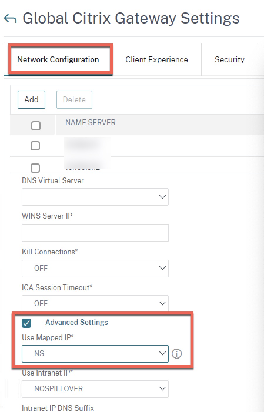 Issue: Citrix Gateway Error "No IntranetIP available. Please try login ...