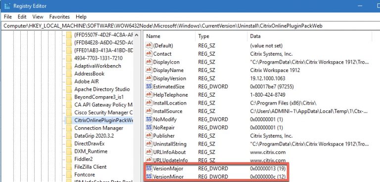 HowTo: Check Citrix Workspace App for Win Version via EPA on NetScaler