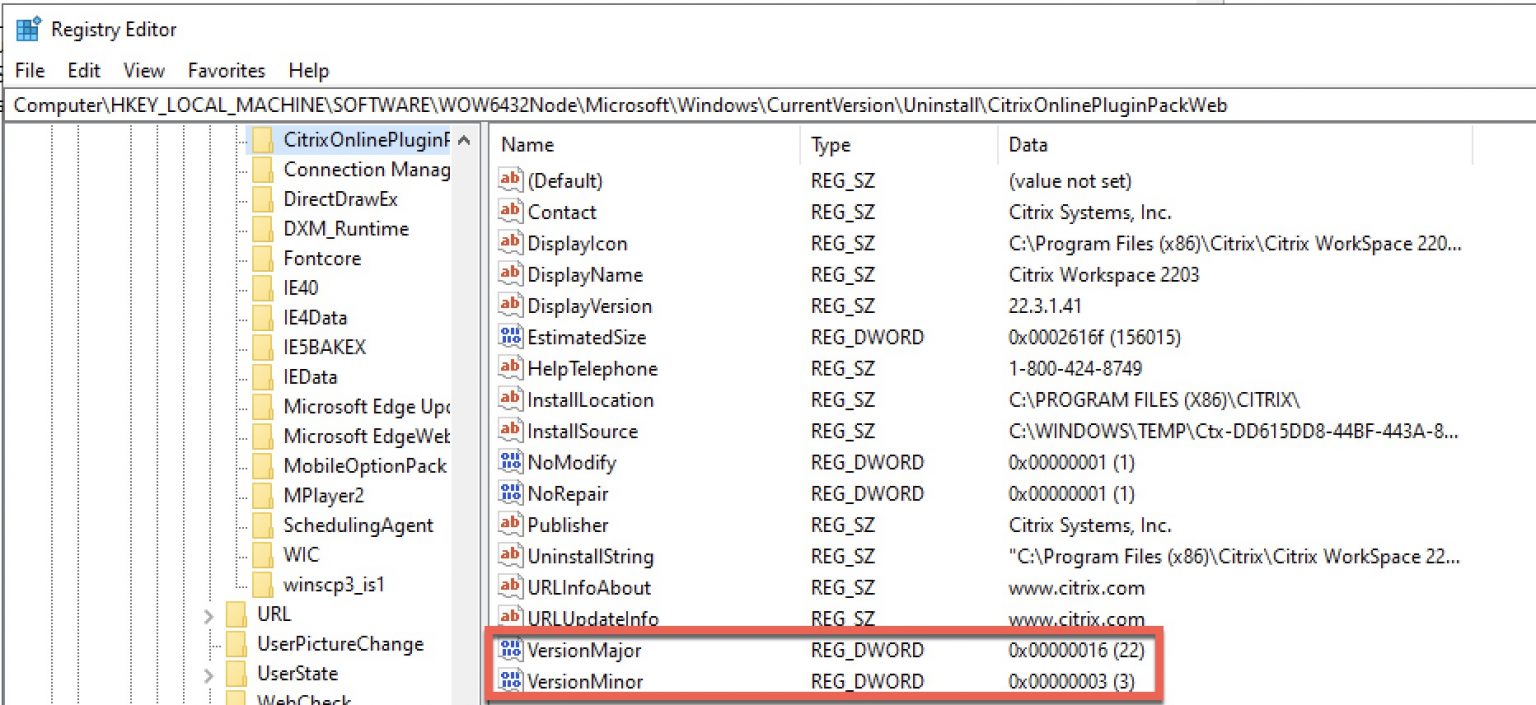 HowTo: Check Citrix Workspace App for Win Version via EPA on NetScaler