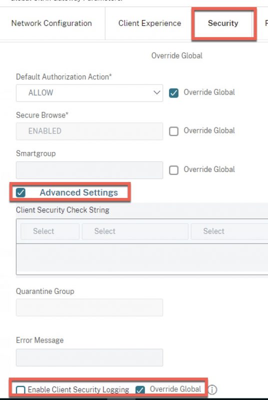 HowTo: NetScaler ADC EPA Scans on IGEL Endpoints