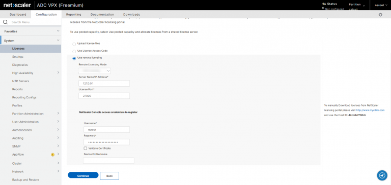 Using the Built-in Agent to License NetScalers Using Flexed Licensing ...