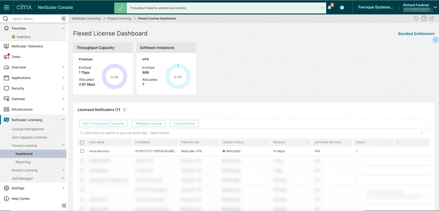 Using the Built-in Agent to License NetScalers Using Flexed Licensing ...